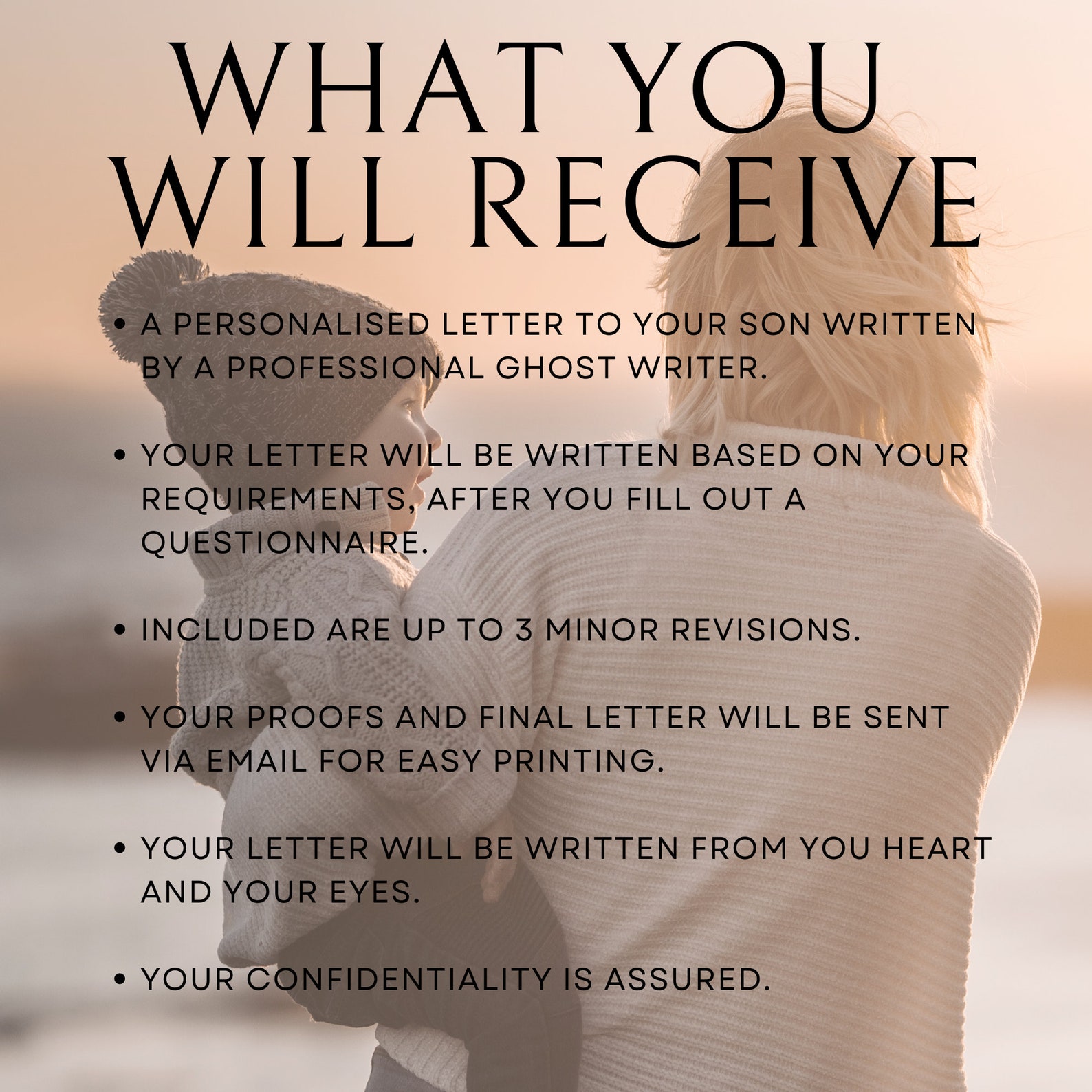 Personalized Letter to My Son, Letter to Son, 1st Birthday Letter, to ...