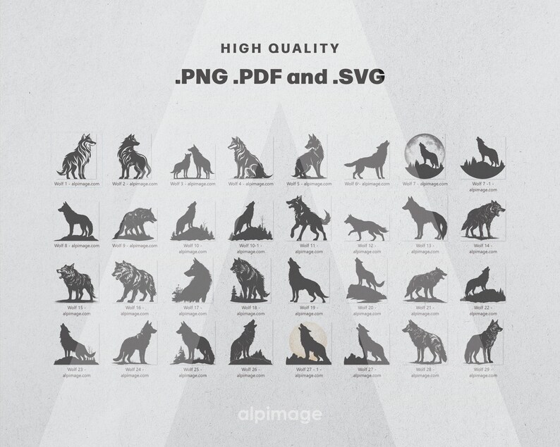 Wolf PNG, Wolf SVG and Wolf PDF, 111 Wolf Silhouette Images - Wolf ...