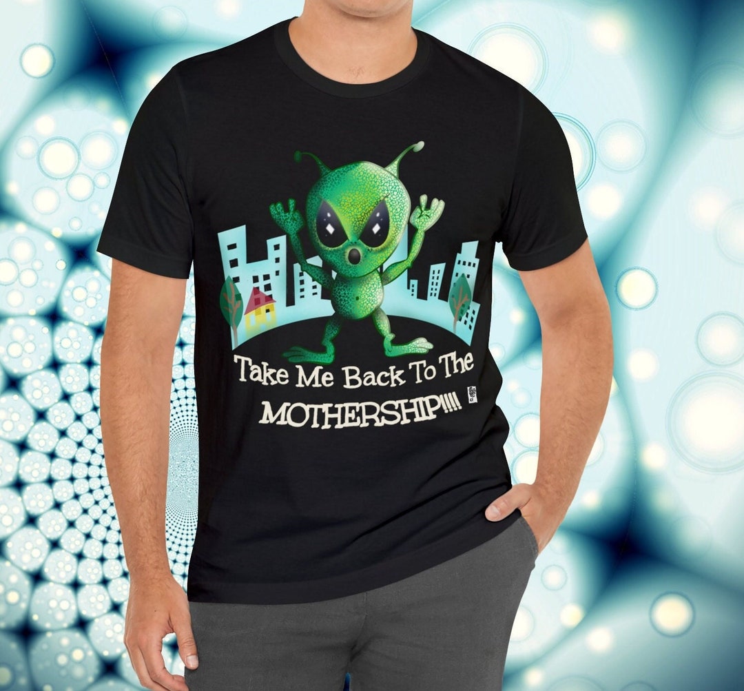 Funny Alien Shirt, Allen Alien Character Tee, Comedy Alien T-shirt Gift ...