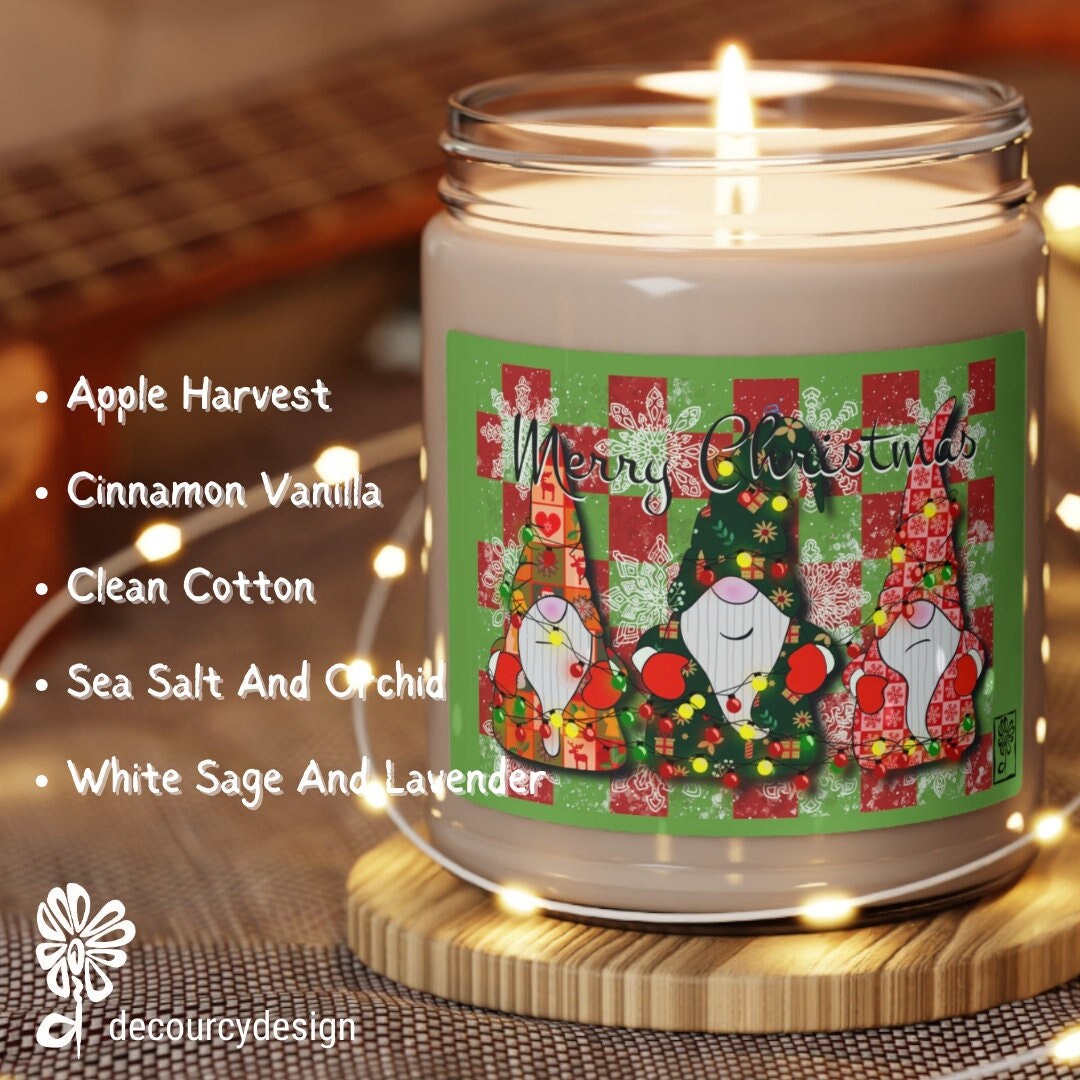 Secret Santa Gift Stocking Stuffer, Christmas Gnomes Scented Soy Candle ...