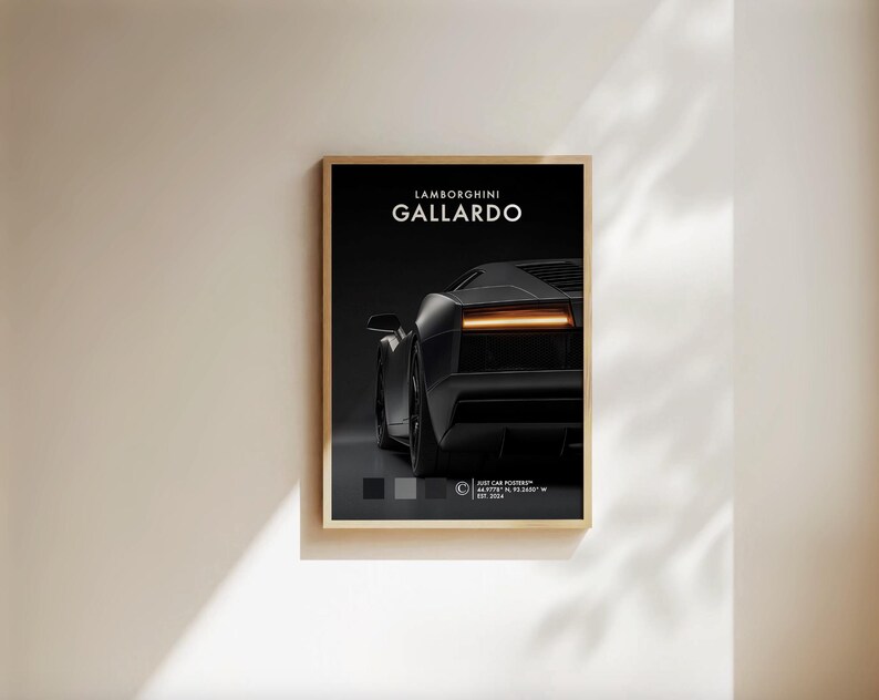 Lamborghini Poster, Sports Car Poster, Lamborghini Gallardo Poster ...