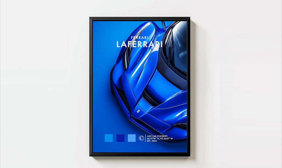 Super Car Posters, Ferrari Posters, Ferrari F40, Ferrari F8 Tributo ...