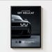 Dodge Challenger Poster, SRT Hellcat Wall Art, Magazine Car Poster ...