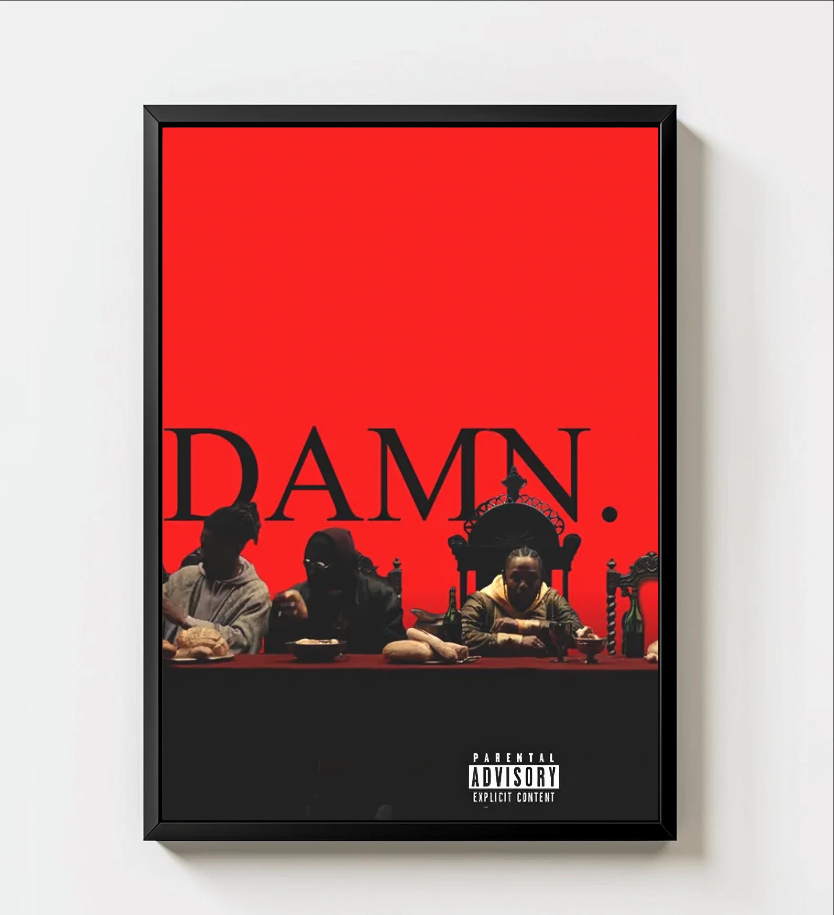 Kendrick Lamar Damn Poster Set Damn Album Poster Set Kendrick Lamar ...
