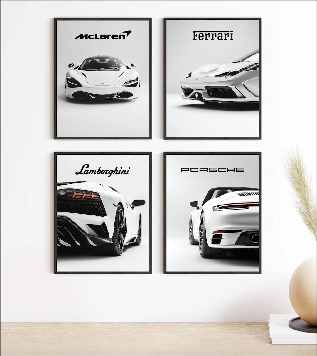 Super Sport Car Posters, Car Prints, Ferrari, Lamborghini, Porsche ...