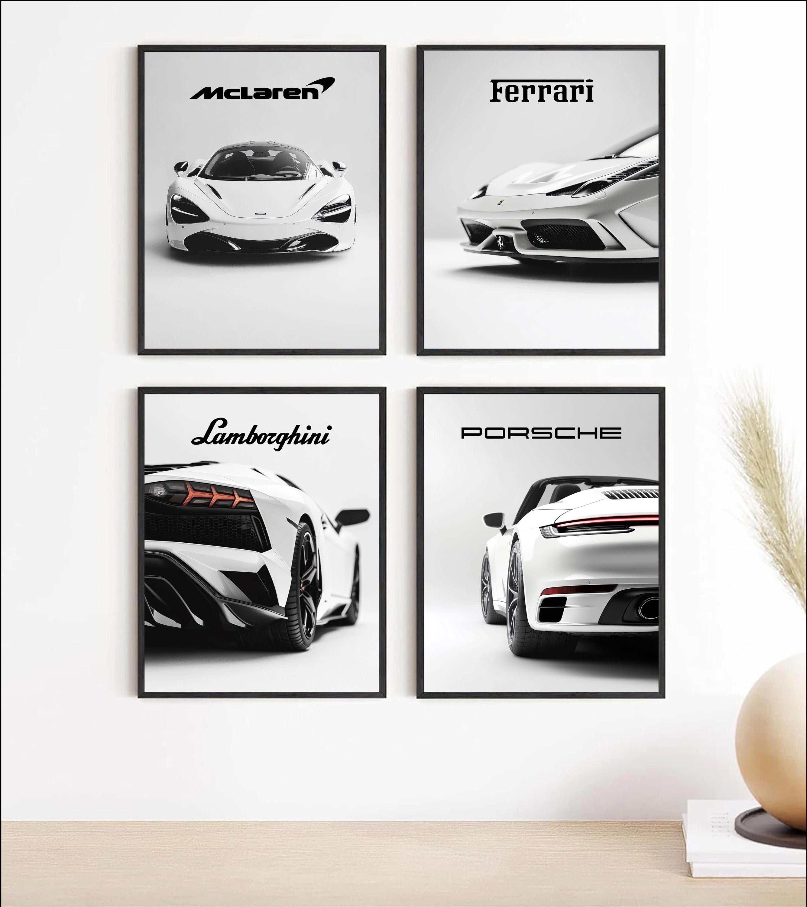 Super Sport Car Posters, Car Prints, Ferrari, Lamborghini, Porsche ...