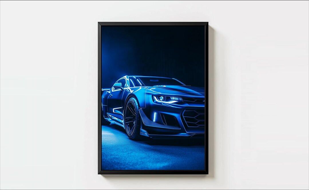 American Muscle Car Poster, Sports Car Poster, Wall Art, Car Poster ...