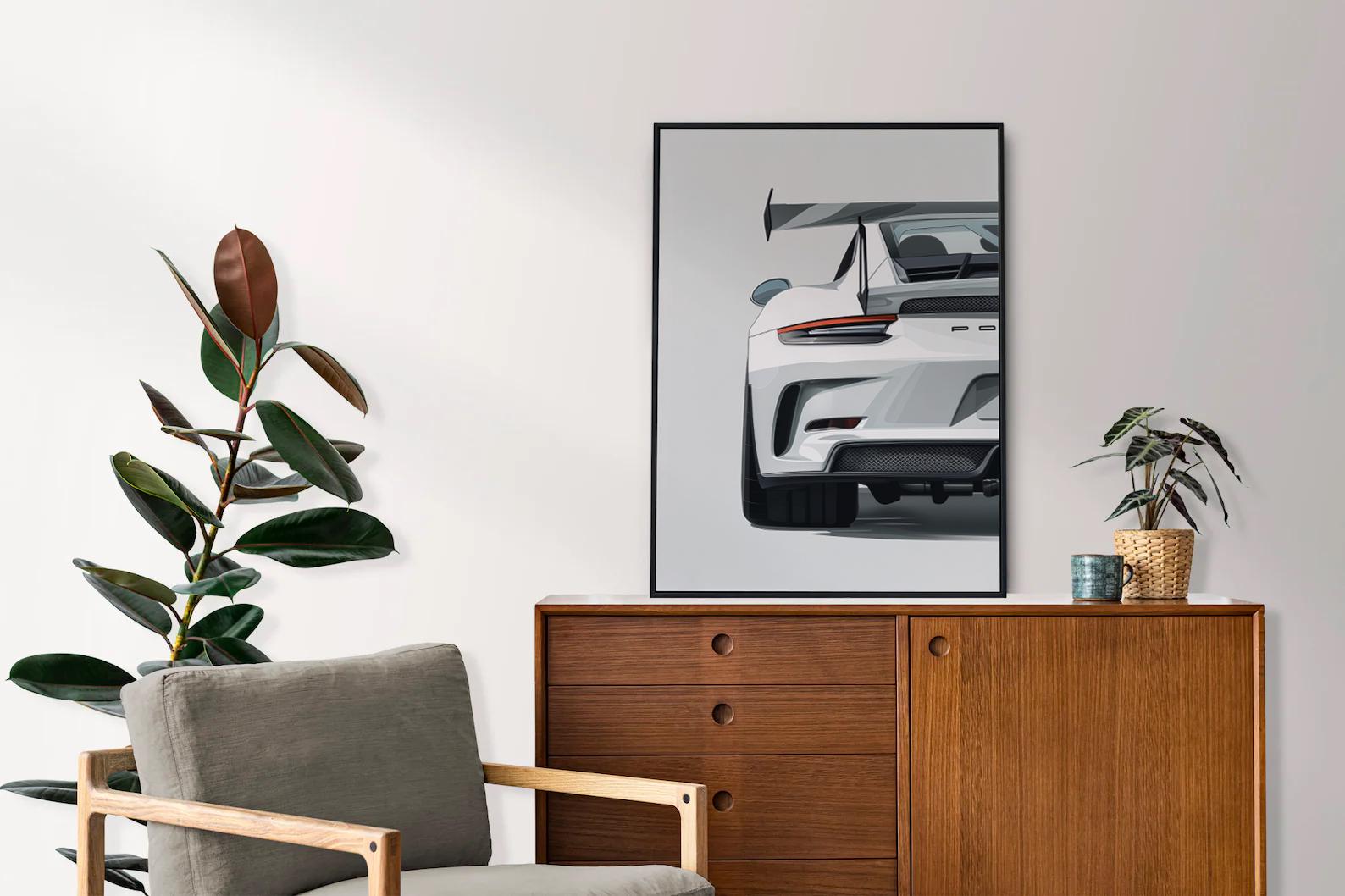 Sports Car Poster Porsche 911 GT3 RS, Porsche Car Poster, Porsche Wall ...