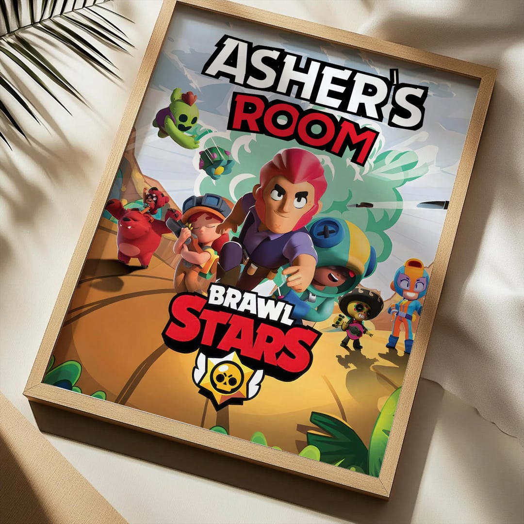 Personalized Brawl Stars Poster for Bedroom Brawl Stars Poster ...