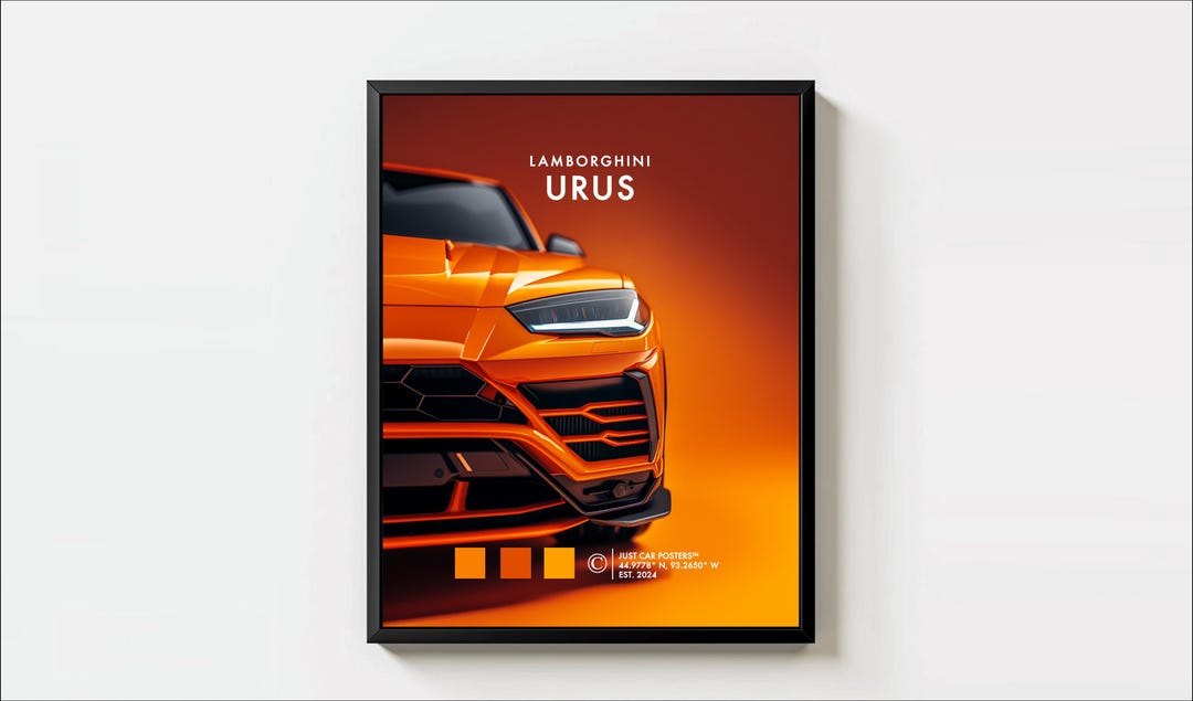 Lamborghini Urus Poster Print, Lamborghini Urus Posters, Car ...