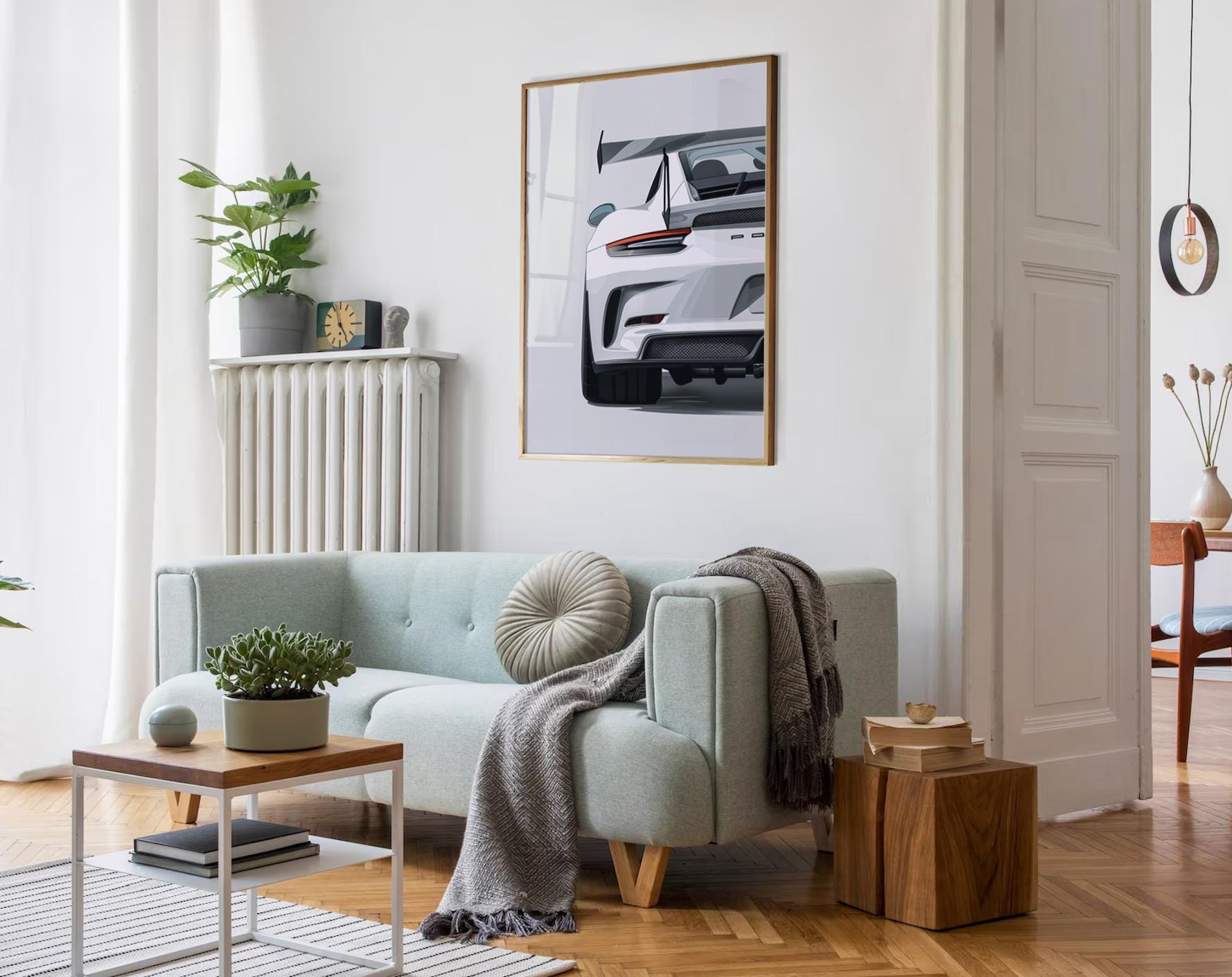 Sports Car Poster Porsche 911 GT3 RS, Porsche Car Poster, Porsche Wall ...