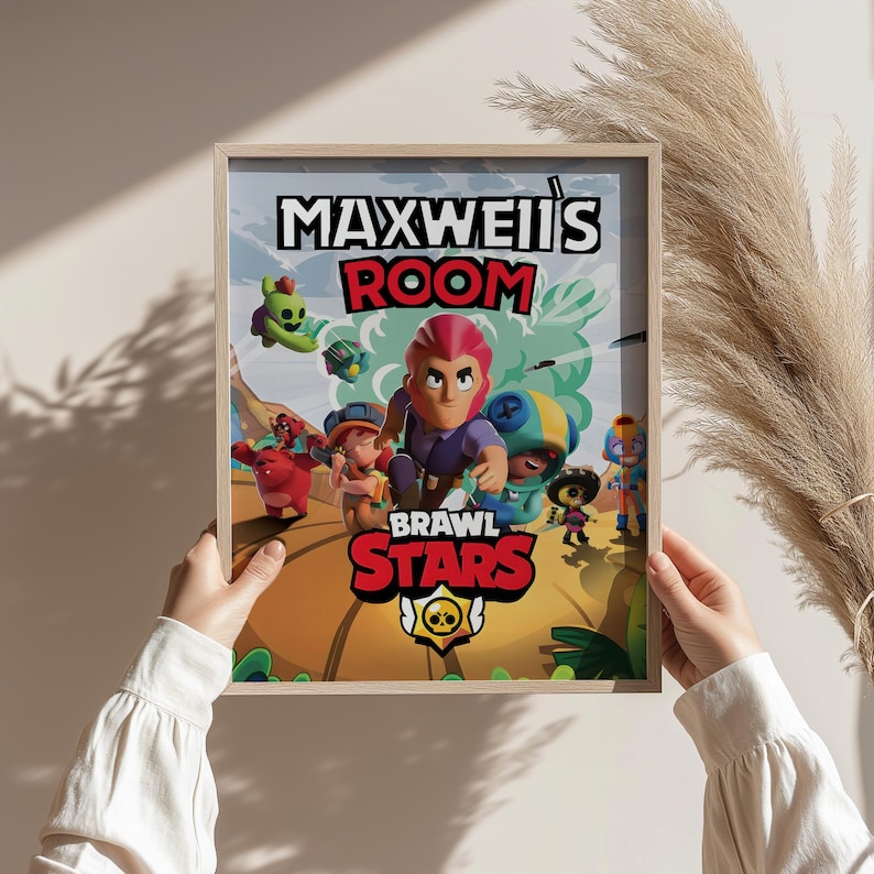 Personalized Brawl Stars Poster for Bedroom Brawl Stars Poster ...