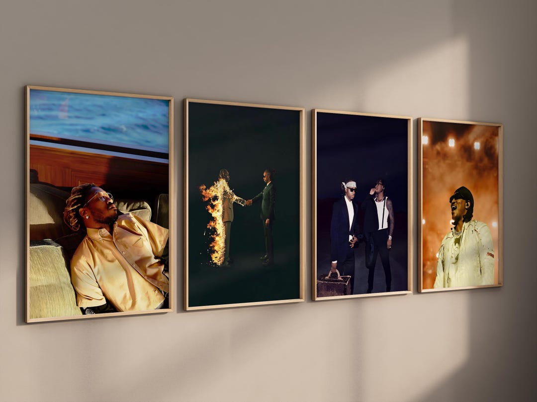 Future Poster Set Future Poster Print Set Future Wall Art Set Rapper ...