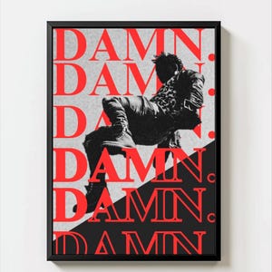 Kendrick Lamar Damn Poster Set Damn Album Poster Set Kendrick Lamar ...