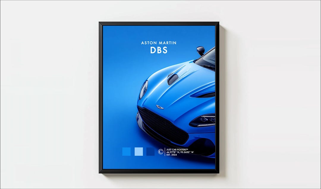 Aston Martin DBS Poster, Aston Martin DBS Super Car Posters, Aston ...