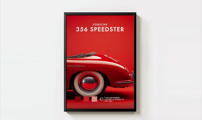 Super Car Posters, Classic Porsche Posters, Vintage Porsche Posters ...