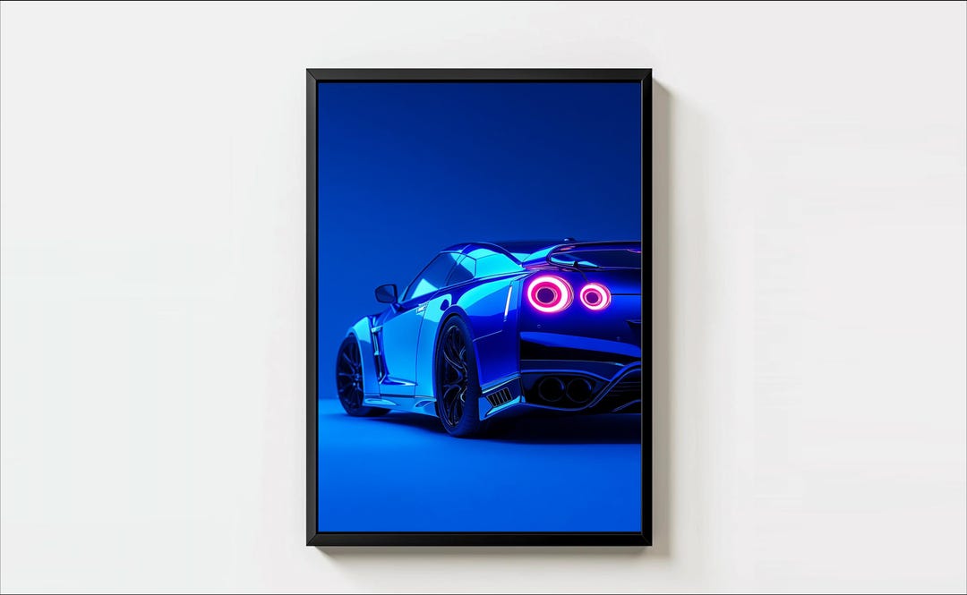 Sports Car Poster, JDM Print, Japanese Wall Art, Magazine Car Poster ...