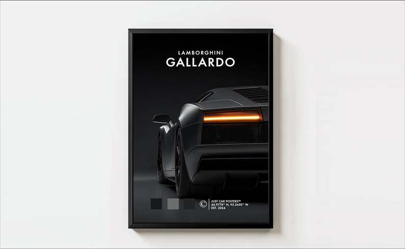 Lamborghini Poster, Sports Car Poster, Lamborghini Gallardo Poster ...