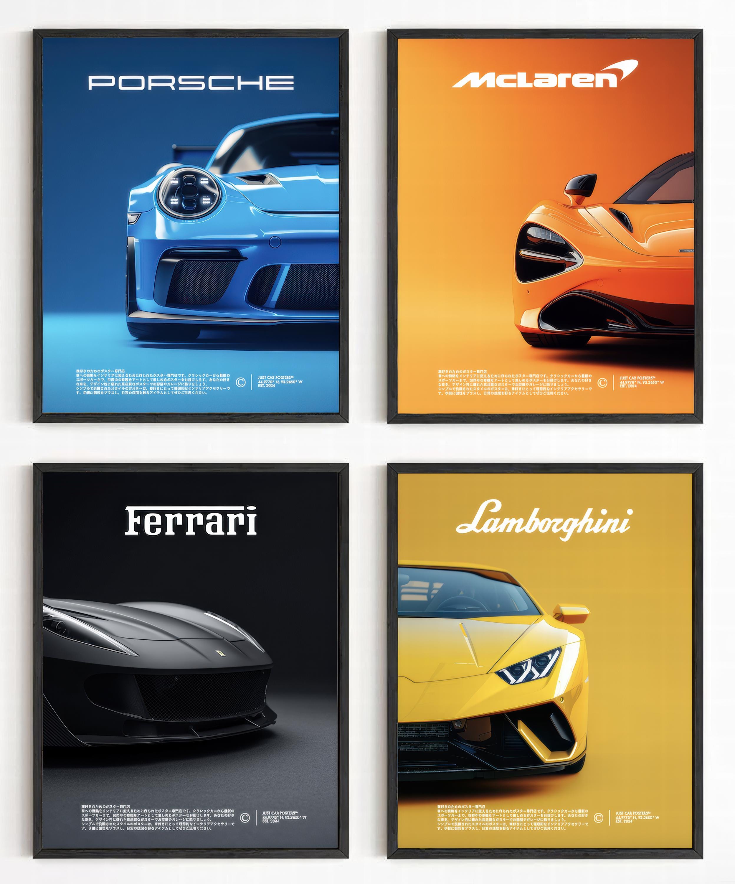 Super Car Posters, Exotic Car Prints, Sports Car Posters for Son, Car ...