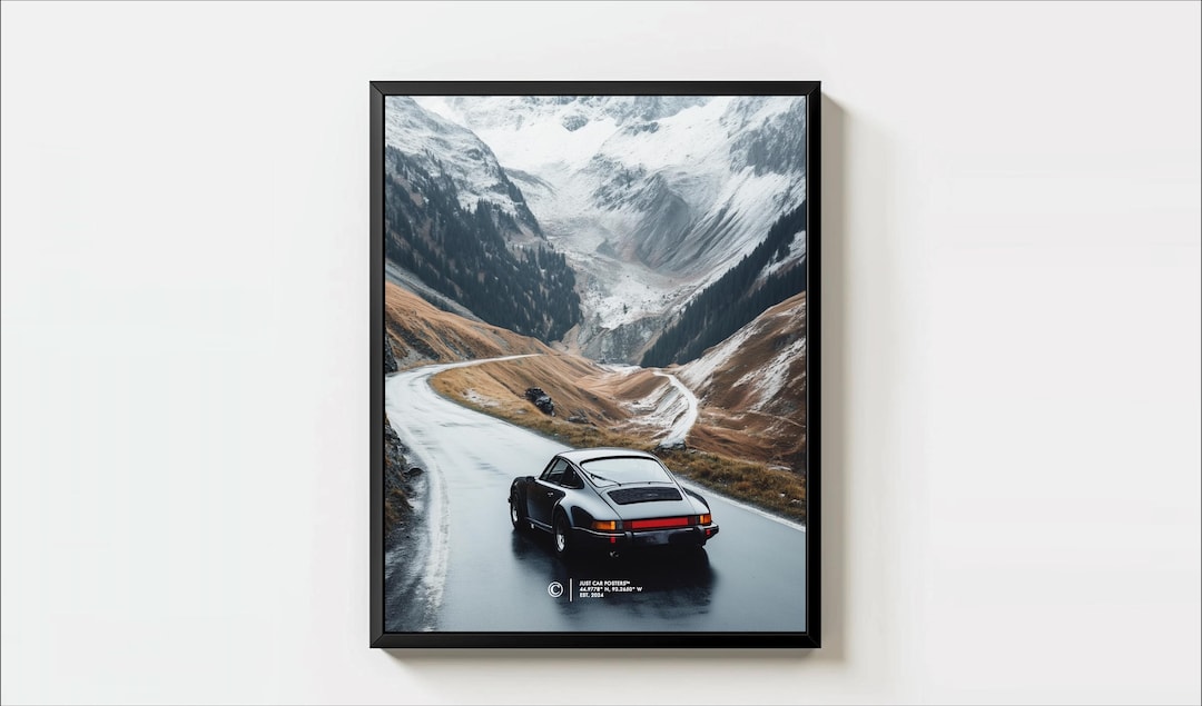 Porsche Poster Print, Super Car Posters, Car Photography, Porsche 911 ...