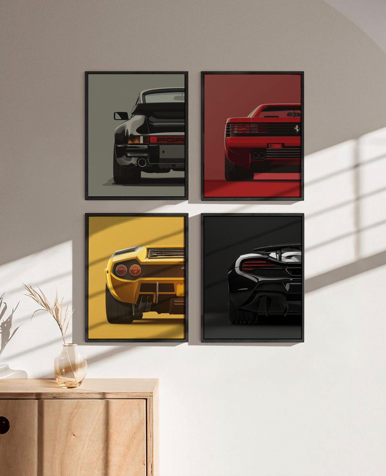 Sports Car Posters - Porsche, Mclaren, Lamborghini, Ferrari - for ...