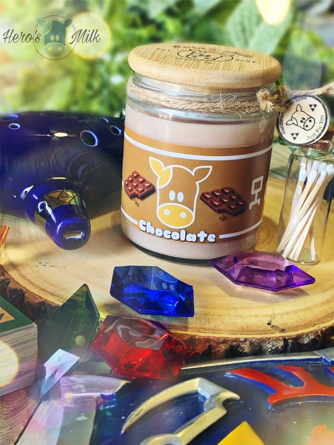 Lon Lon Chocolate Milk Candle the Legend of Zelda Inspired Candle 8oz ...