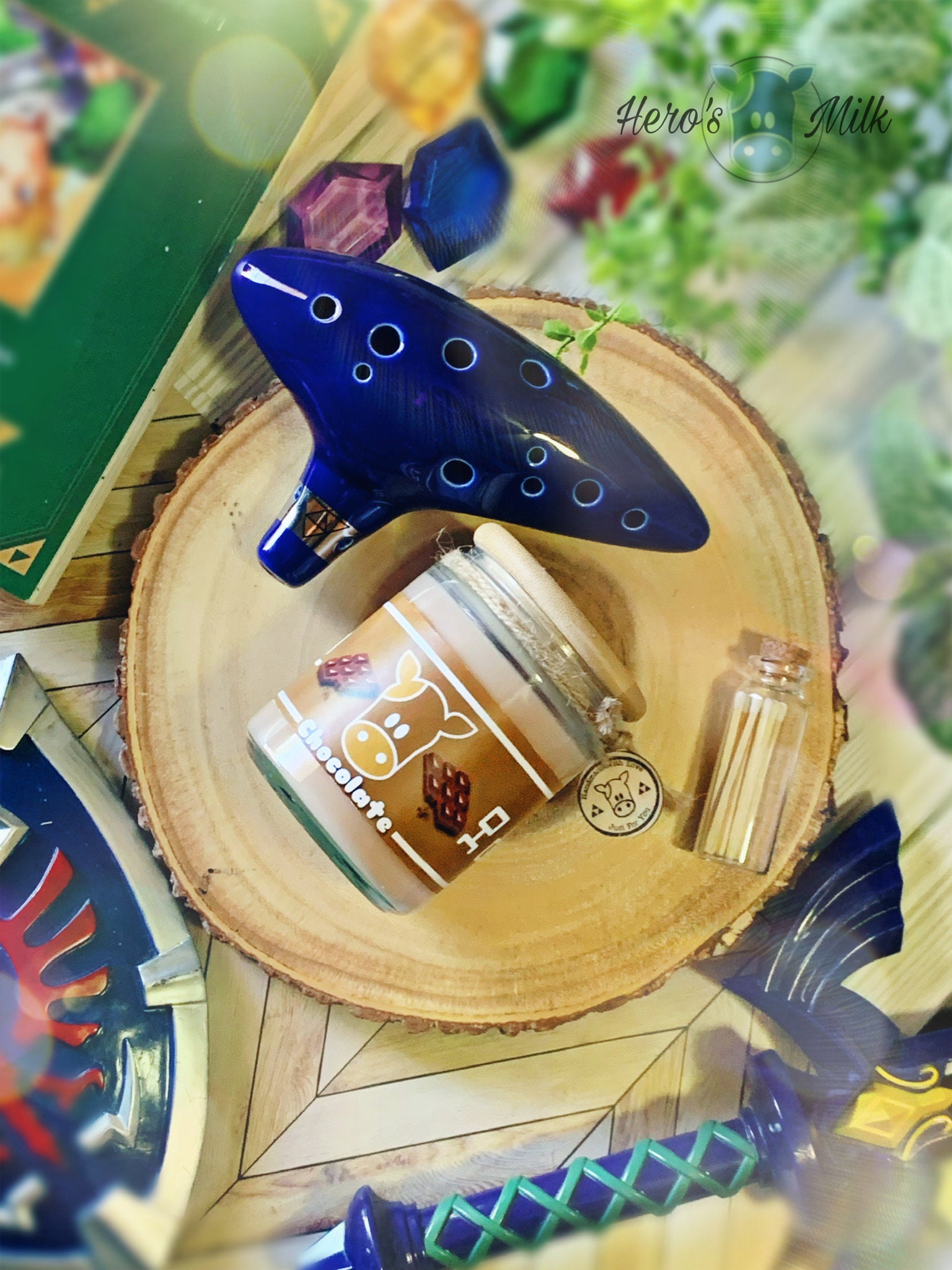 Lon Lon Chocolate Milk Candle the Legend of Zelda Inspired Candle 8oz ...