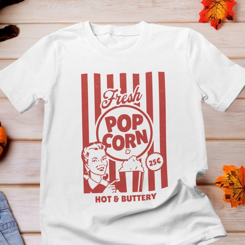 Popcorn Shirt Costume Women - Etsy