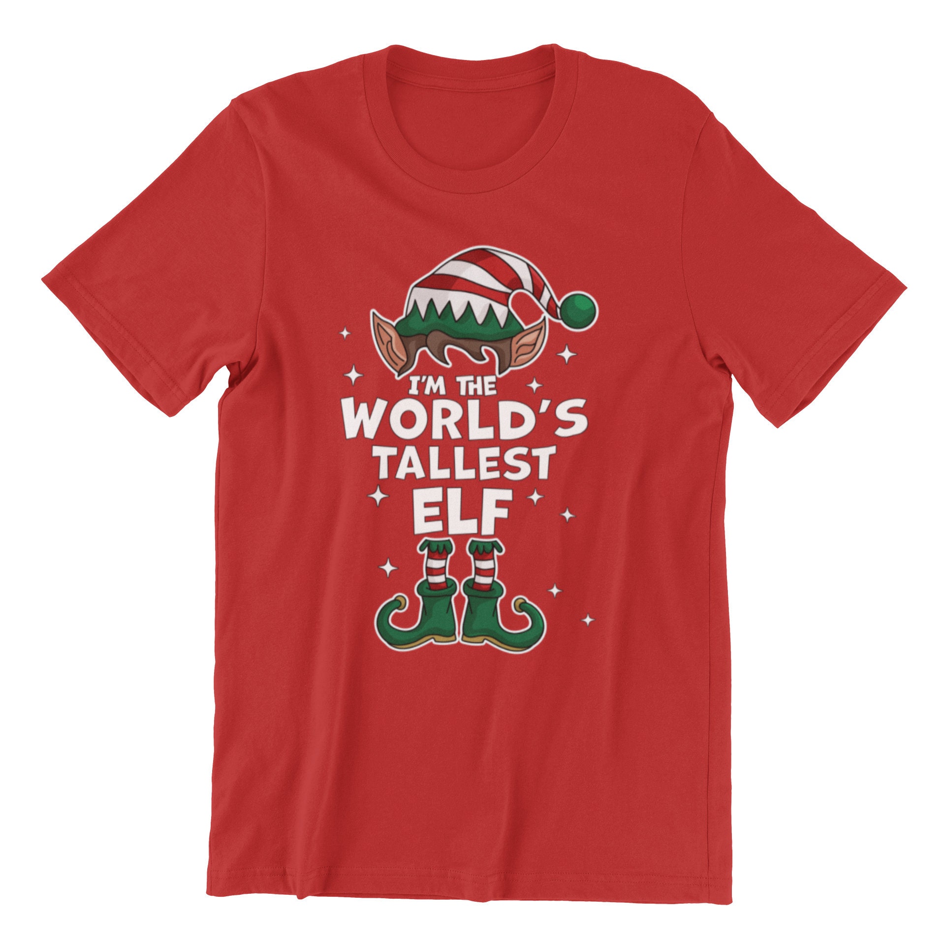 Worlds Tallest Elf Shirt, Elf Matching Family Christmas Shirt, Elf ...