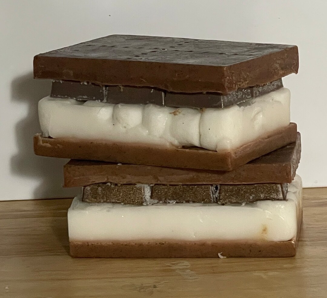 S’mores Goats Milk Soap Bar/soap Bar/bath/wash/scrub/beauty - Etsy