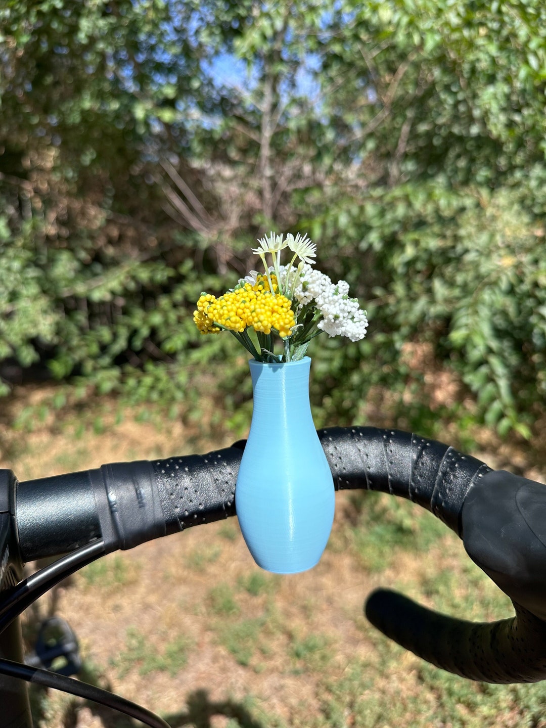 Bike Flower Vase for Handlebars Fun Biking Accessory for Summer, Flower ...