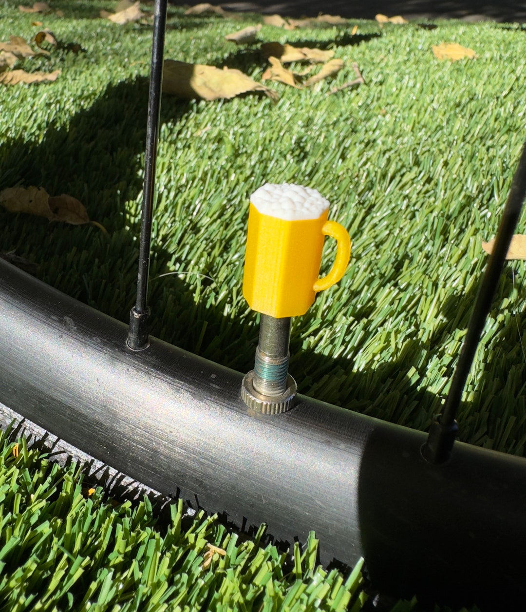 Beer Stein Presta Bike Valve Caps, Pair of Beer Mug Bike Valve Caps ...