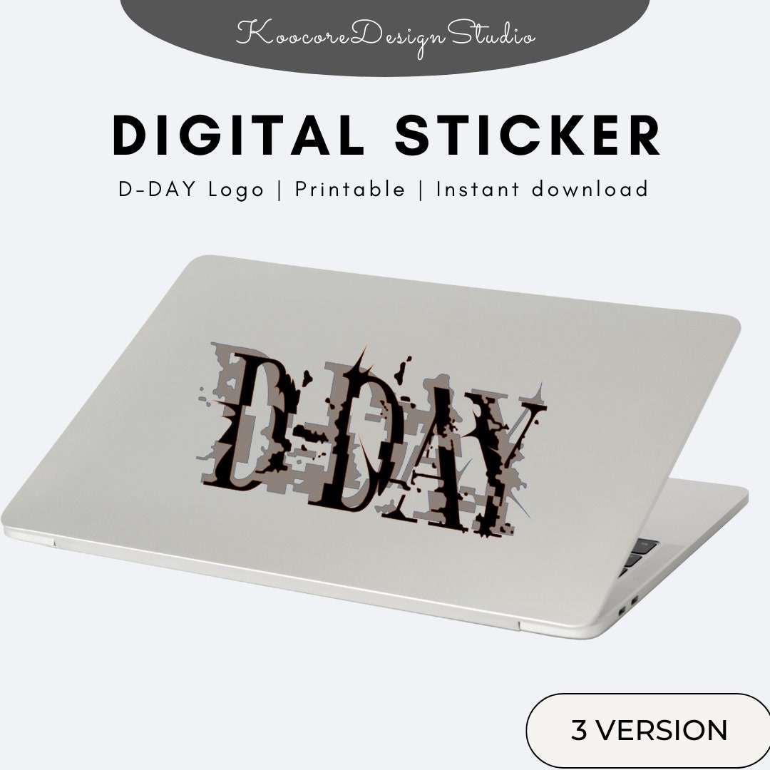 Agust D D-day Sticker BTS Pdf Jpg Svg Png Files Vector Cricut File for ...