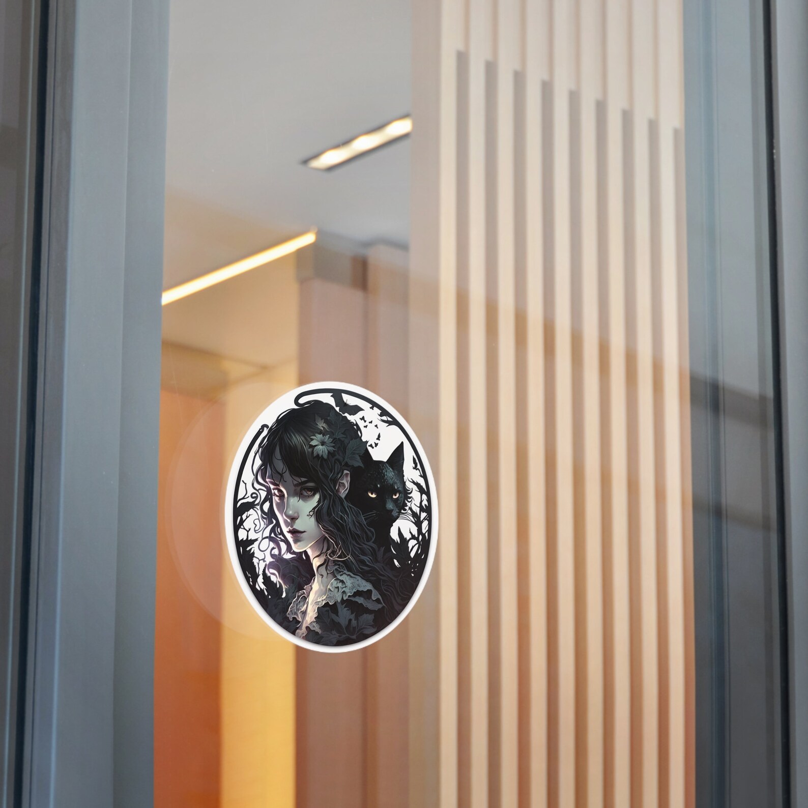 Mia Corvere & Mr Kindly Vinyl Sticker, Nevernight Chronicles by Jay ...