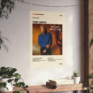 Toby Keith Poster / Toby Keith Album / Country Music Art / Country Fan ...