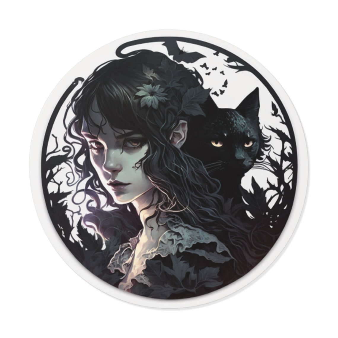 Mia Corvere & Mr Kindly Vinyl Sticker, Nevernight Chronicles by Jay ...