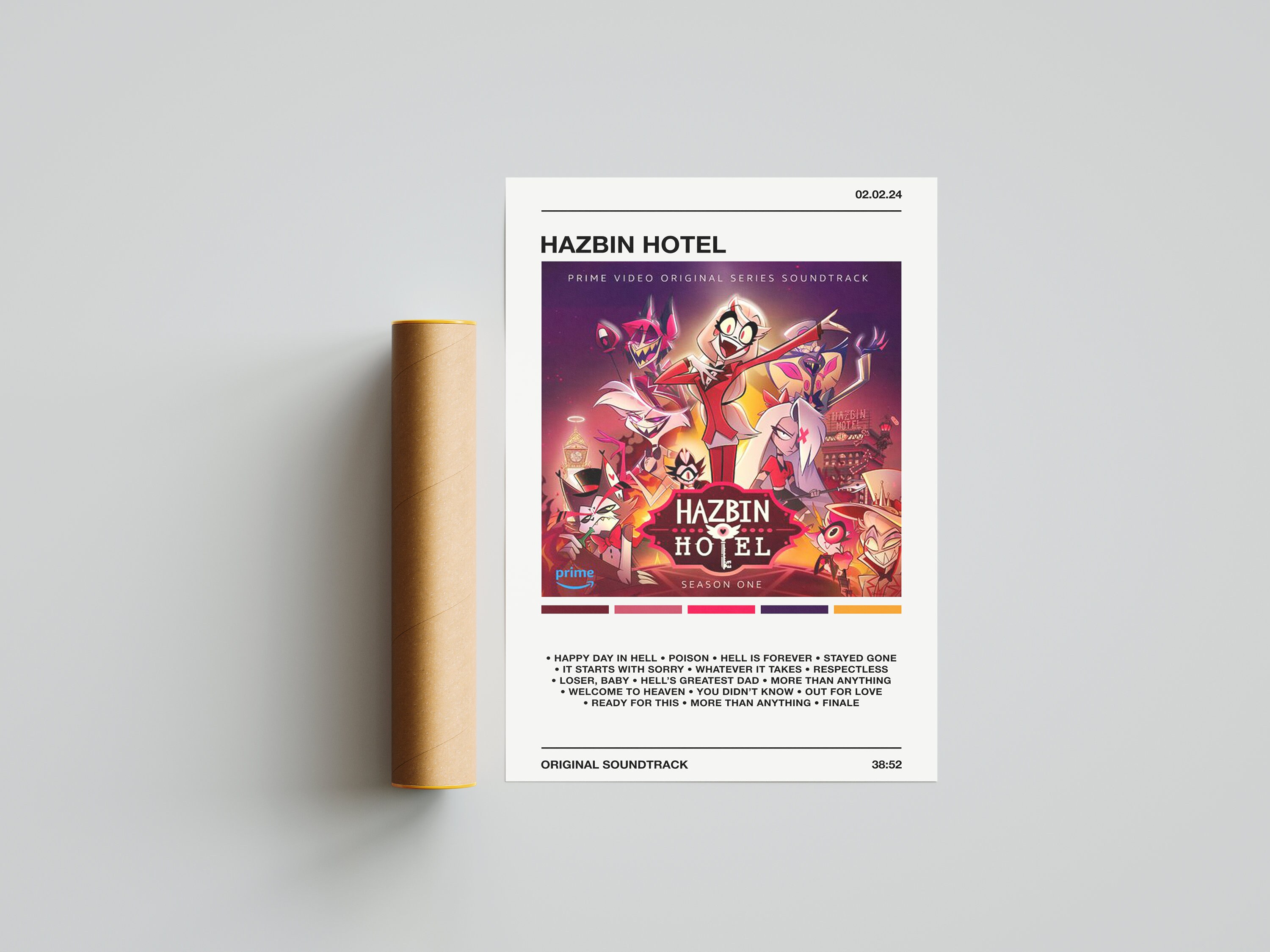 Hazbin Hotel Posters / Hazbin Hotel, Original Soundtrack Album, Poster ...