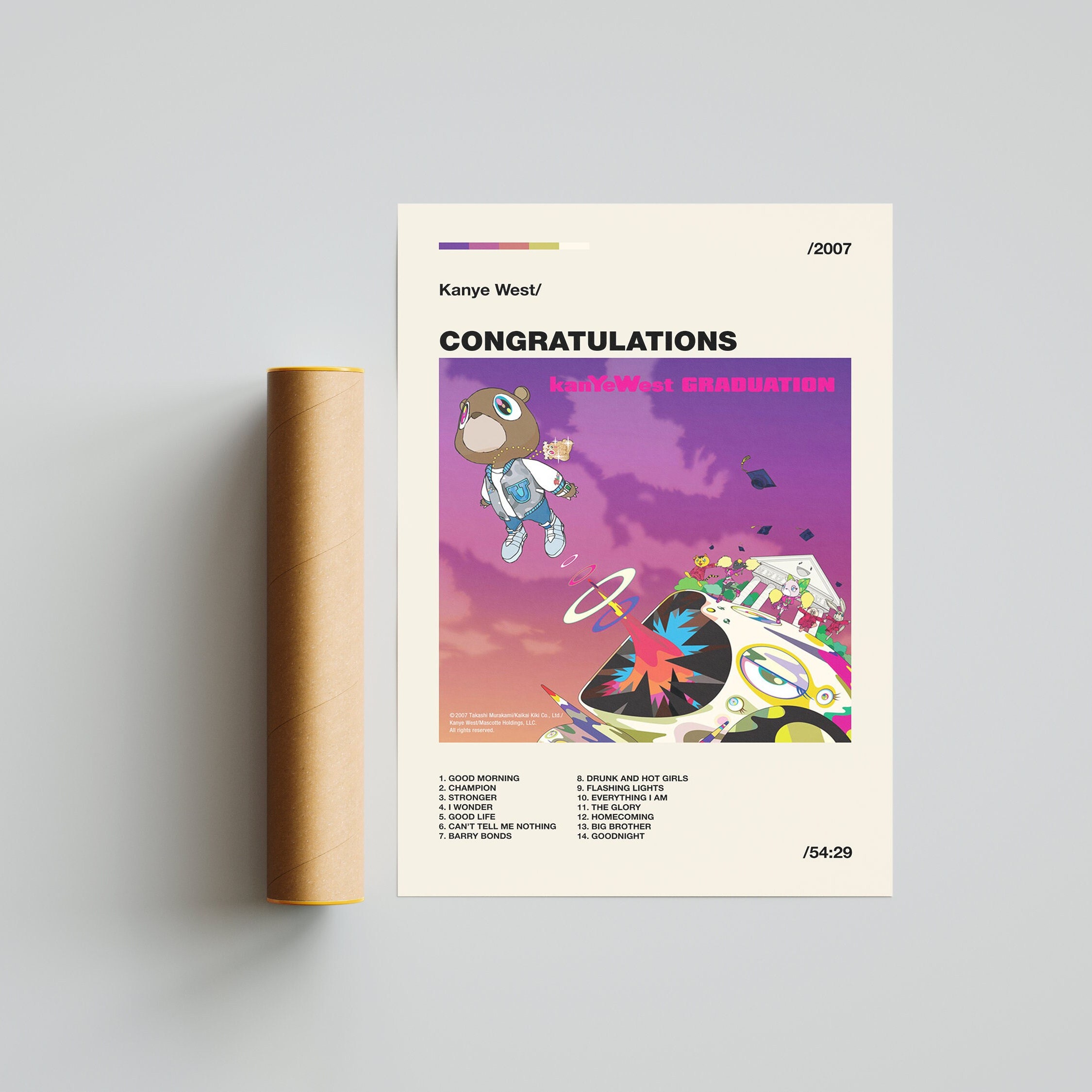 Congratulations Album / Kanye West Congratulations Poster / Kanye West ...