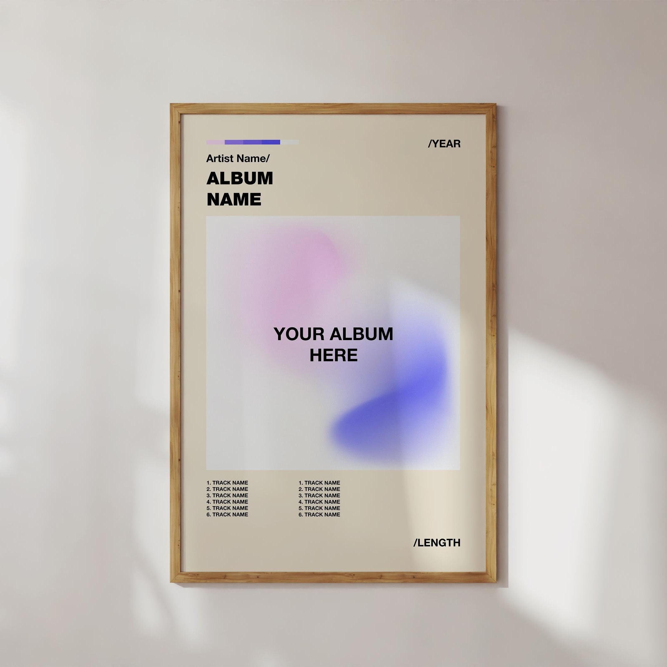 Choose Your Own Album Poster, Custom Album Poster, Music Gift Ideas ...