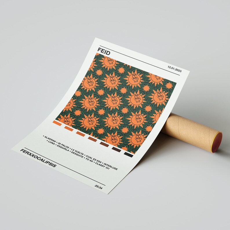 FERXXOCALIPSIS / FEID Poster / FERXXOCALIPSIS Feid Album / Spanish Album Art / Aesthetic Wall ...