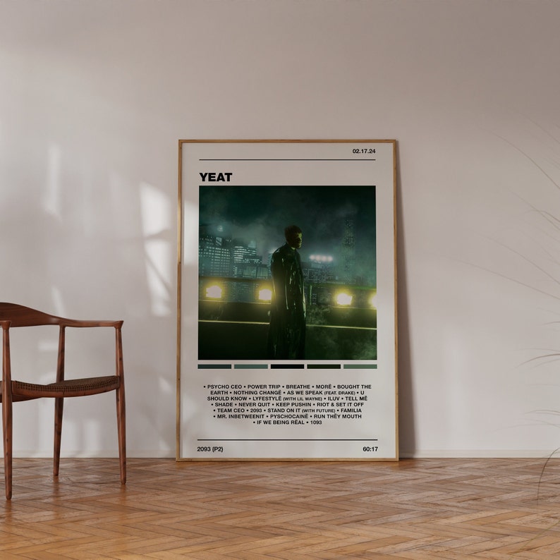 2093 Album / Yeat Poster / Aesthetic Wall Art / Yeat Afterlyfe / Music Décor / 2093 Album Art - Etsy