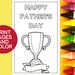Father's Day Card Printable, Dad Gift From Kids, Fill in the Blank Card ...