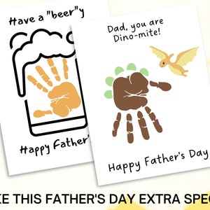 Printable Handprint Keepsake Gifts Printable Fathers Day Sentimental ...