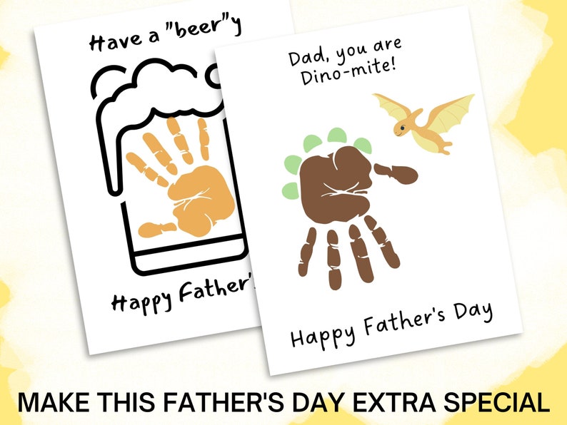 Printable Handprint Keepsake Gifts Printable Fathers Day - Etsy