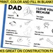 Father's Day Card Printable, Dad Gift From Kids, Fill in the Blank Card ...