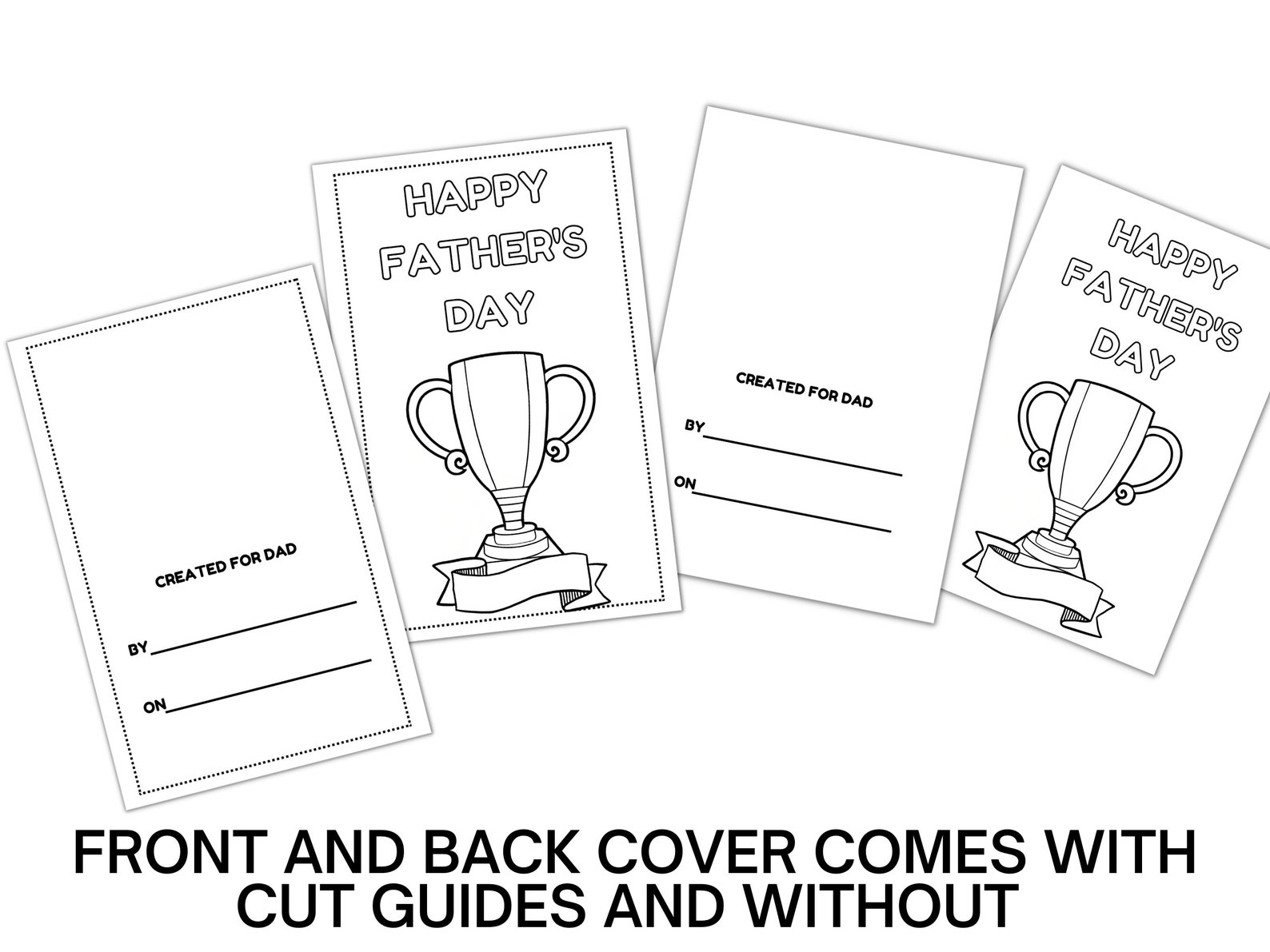 Father's Day Card Printable, Dad Gift From Kids, Fill in the Blank Card ...