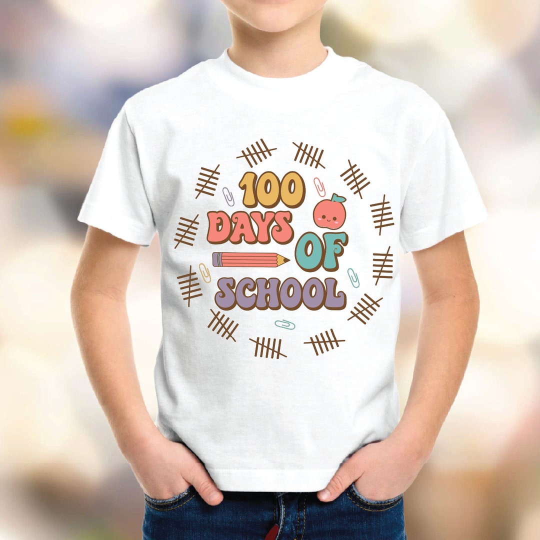 100 Days of School Shirt, Back to School Shirt, Student Shirt, 100th ...