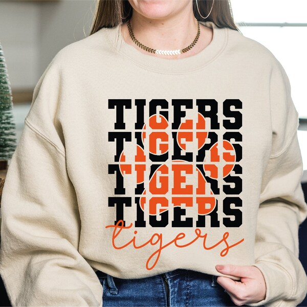 Tiger Sweatshirt - Etsy