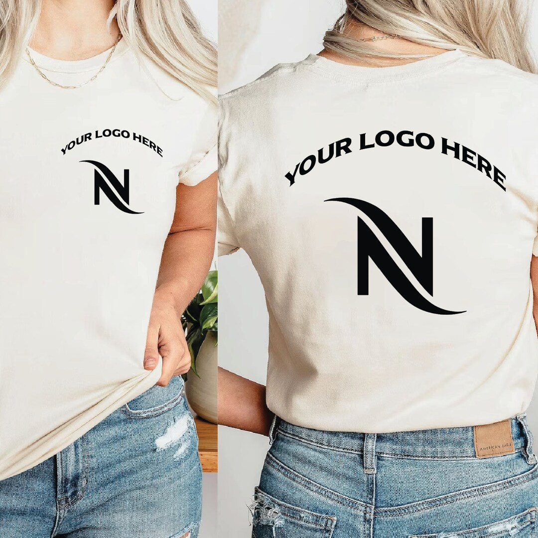 Custom Logo Design Shirt, Personalized Logo Shirt, Company Logo Shirt ...