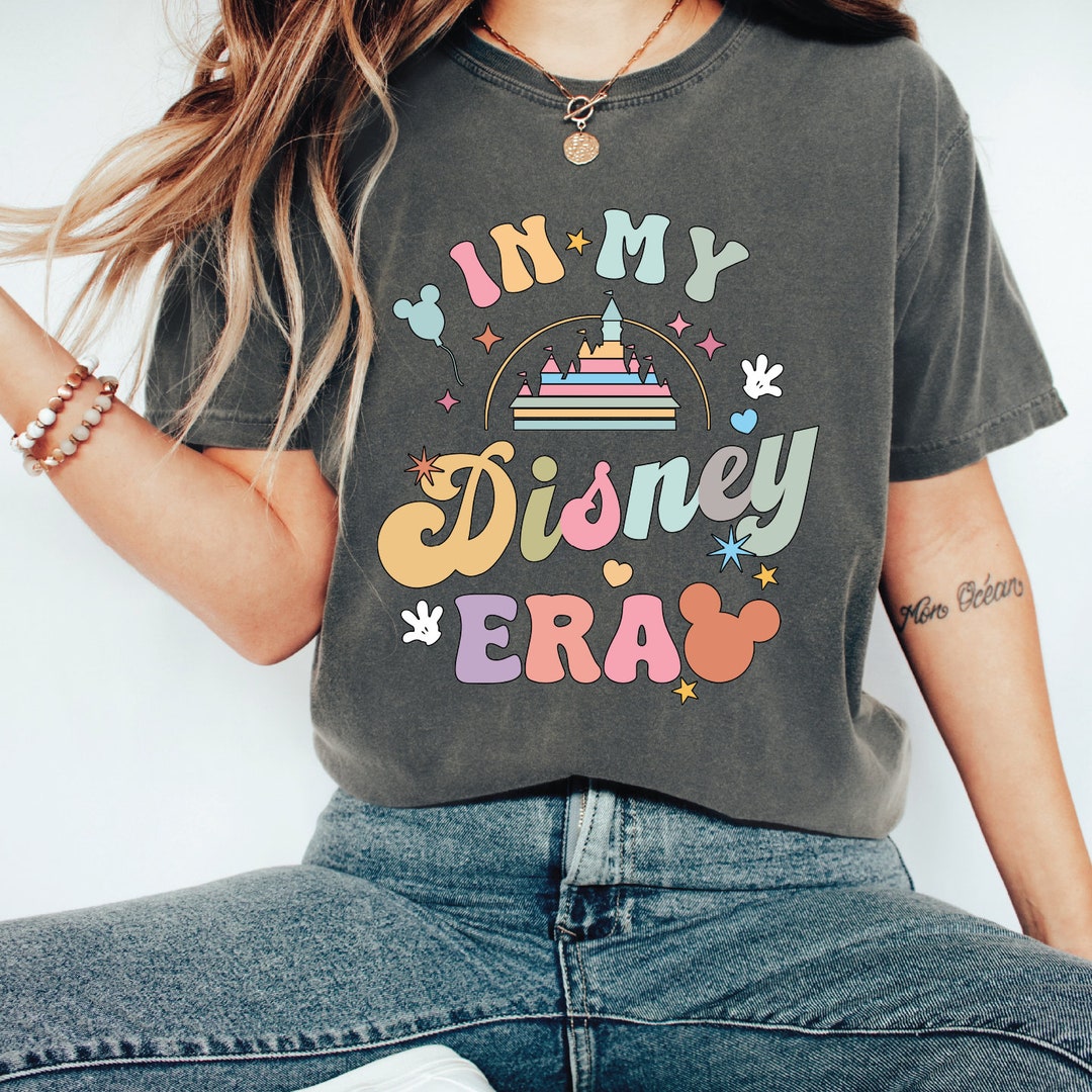 In My Disney Era Shirt, Women Disney Shirts, Disney Castle Family ...